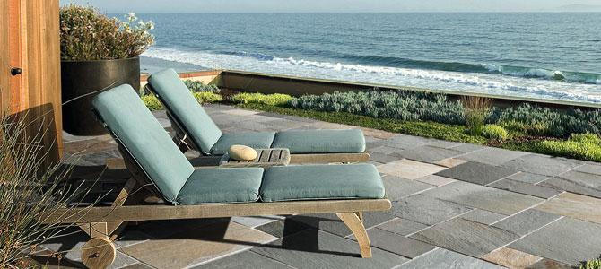 5 types of natural stone for swimming pool flooring