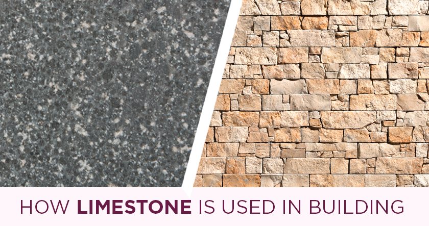 How limestone is used in building?